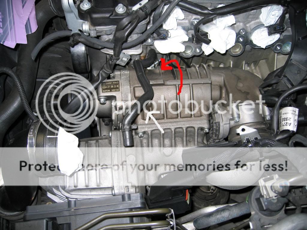 R171 200k - Breather System behind Kompressor | Mercedes SLK World